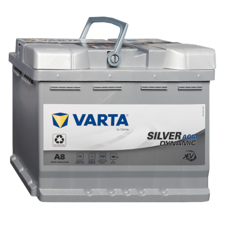 BATTERIE AUTO VARTA A8 AGM 60AH START AND STOP｜ACCUS SERVICE
